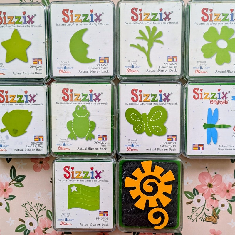 Sizzix Shape Cutters - Etsy