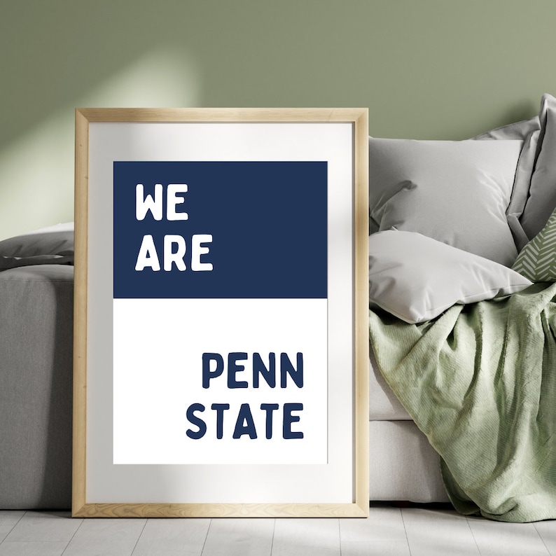 We Are Penn State Print, Digital Print - Etsy