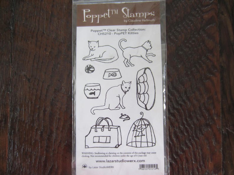 Poppet Clear Stamps-poppet Kitties - Etsy