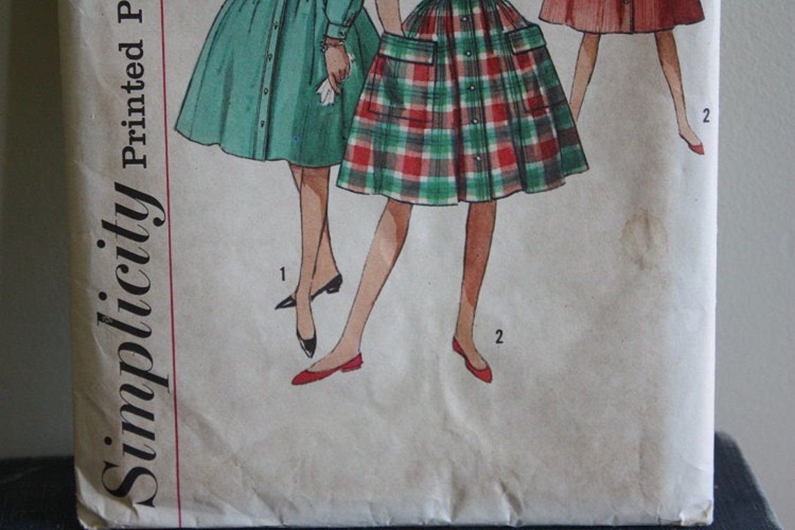 1960s Simplicity Pattern 4528 Sub Teen One Piece Dress - Etsy