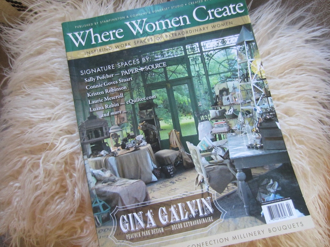 Where Women Create Magazine Feb Mar Apr 2010 - Etsy
