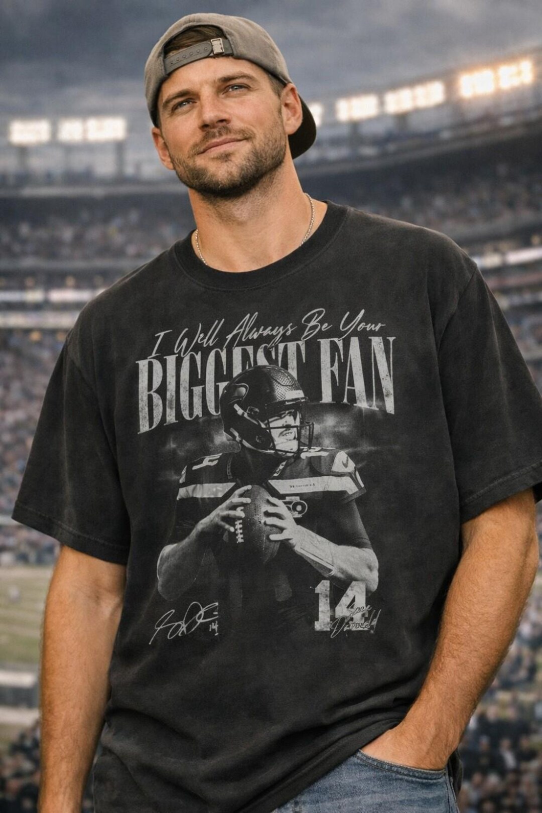 Vintage Quarterback Graphic Shirt, Retro Football Tee, 90s Style Sports ...