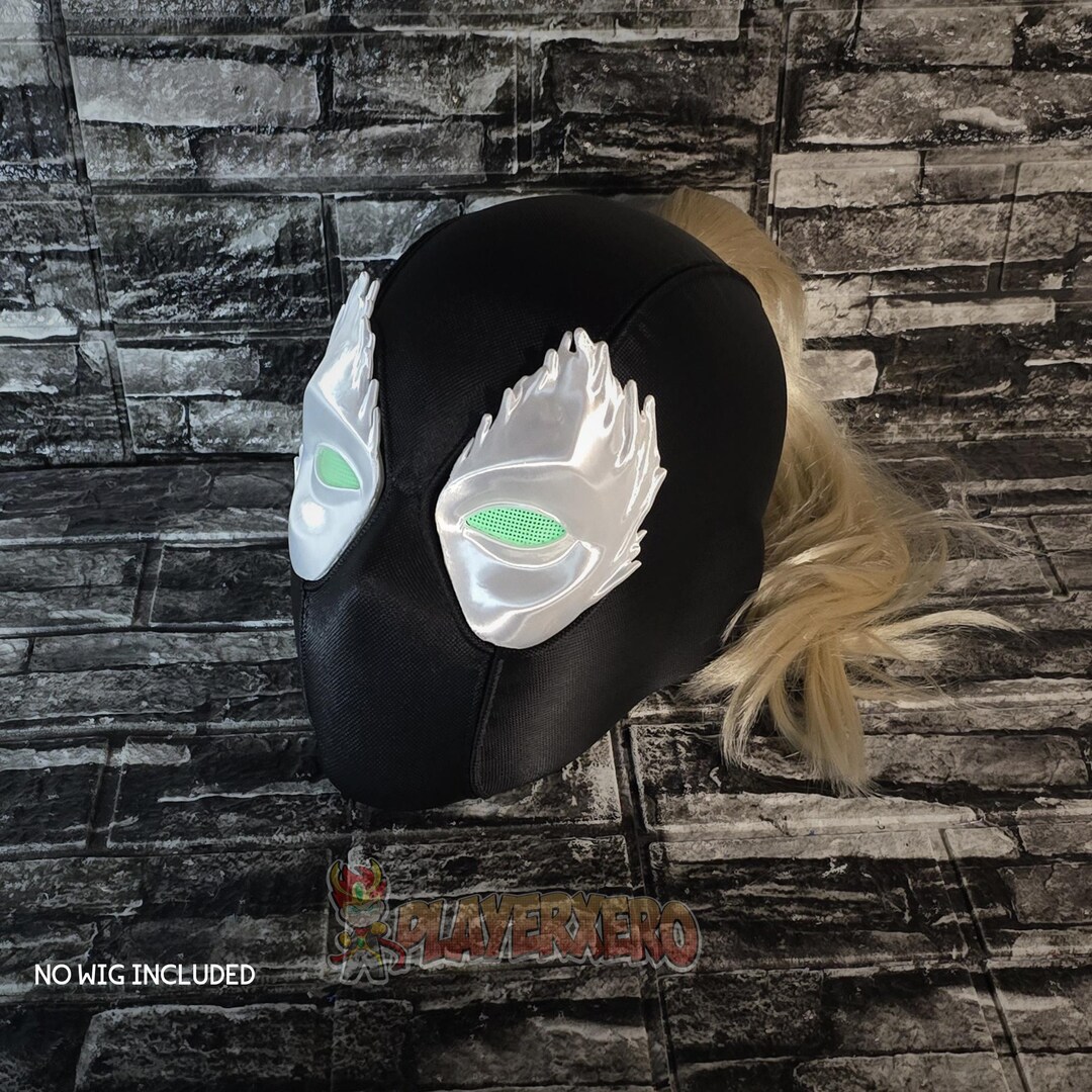 Venomized Lady Deadpool Mask Venom Mask, UV Reactive Eyes, Magnetic ...