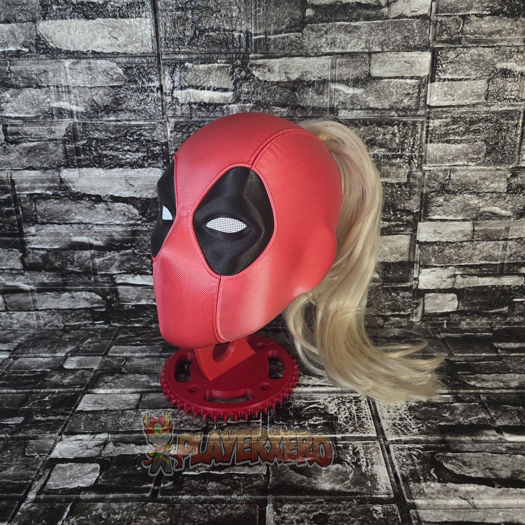 Lady Deadpool Mask Pink-silver Cosplay Ladypool Mask With Magnetic ...