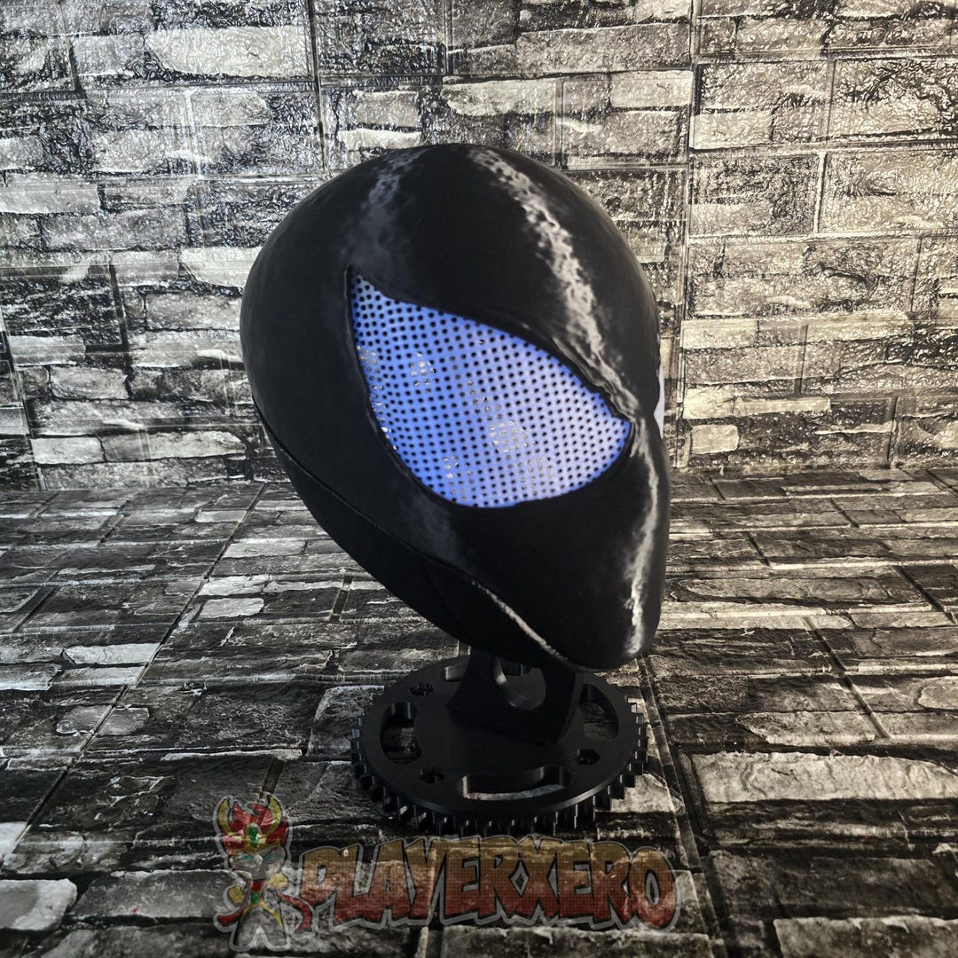 Spiderman Mask Symbiote Mask Symbiote Spider-man Helmet With Glowing ...