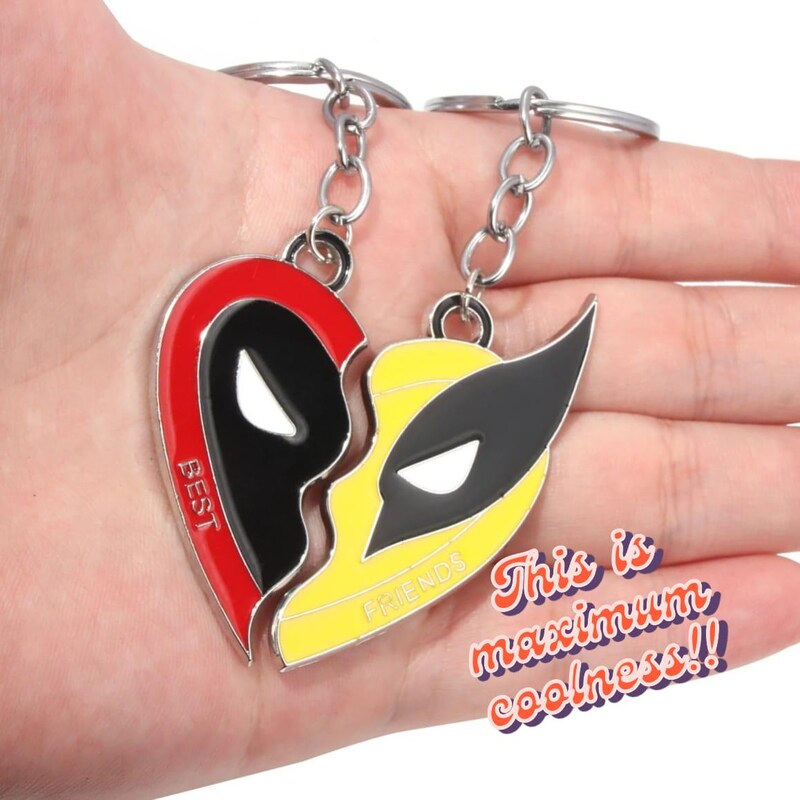 Deadpool and Wolverine Keychain - Etsy