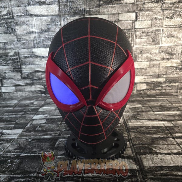 Spiderman Miles Morales Mask - Etsy