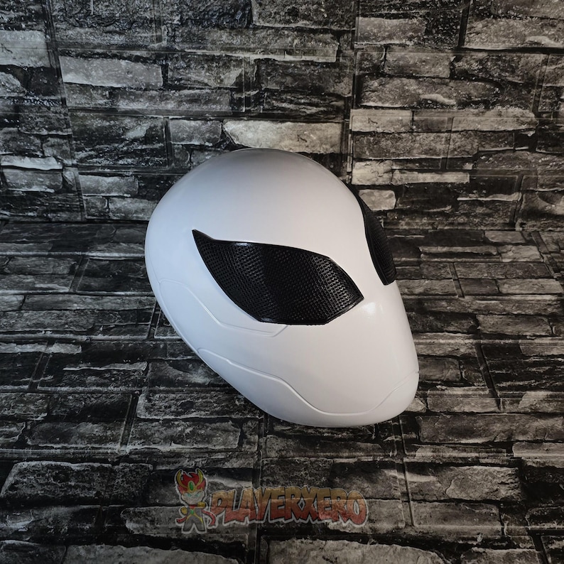 White Spider Mask, Future Foundation Style Helmet, 3D Printed Cosplay ...