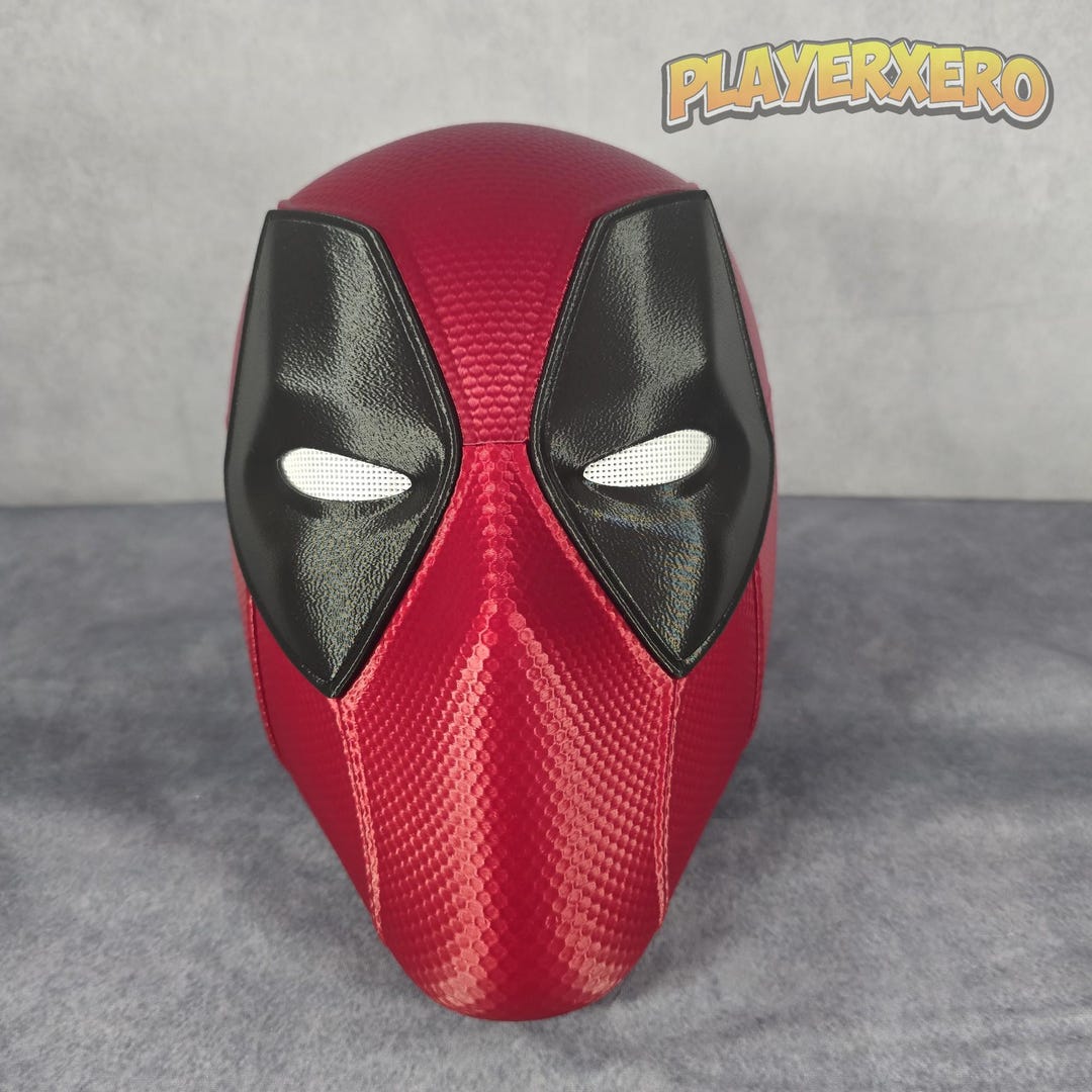 Deadpool 3 Mask 3D Printed Cosplay Masterpiece With Magnetic Parts Fast ...