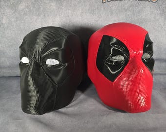 Deadpool Costume Cosplay Mask With Magnetic Eyes - Etsy