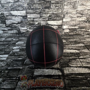 Miles Morales Mask - 3D Printed, UV Reactive With Magnetic Lenses ...