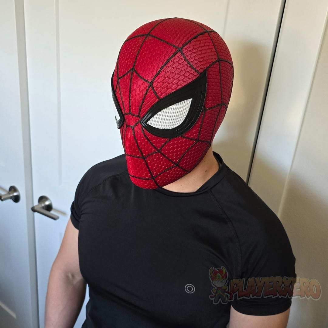 Brand New Day Inspired Spiderman Mask – Magnetic Two Piece 3D Printed ...