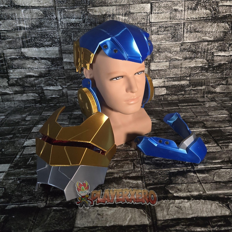 Cyclops Visor Helmet 3D Printed Magnetic Assembly Tech Design Fast ...