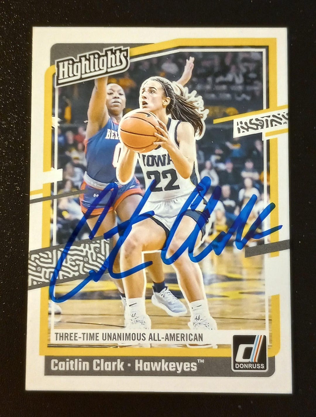 Caitlin Clark Signed Autographed 2024 Panini Donruss-caitlin Clark ...