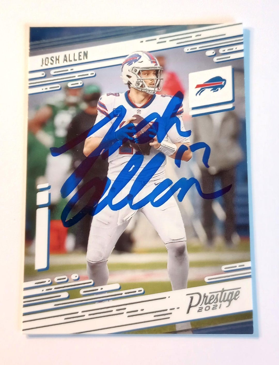 Josh Allen Signed Autographed 2021 Panini Prestige NFL Football Card ...