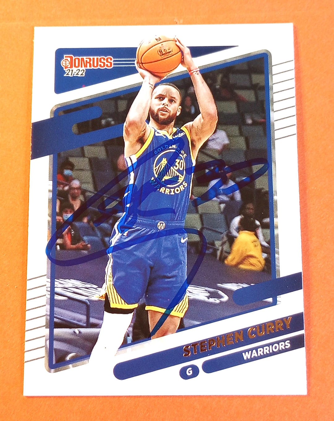 Stephen Curry Signed Autographed 2021 Panini Donruss NBA Basketball ...
