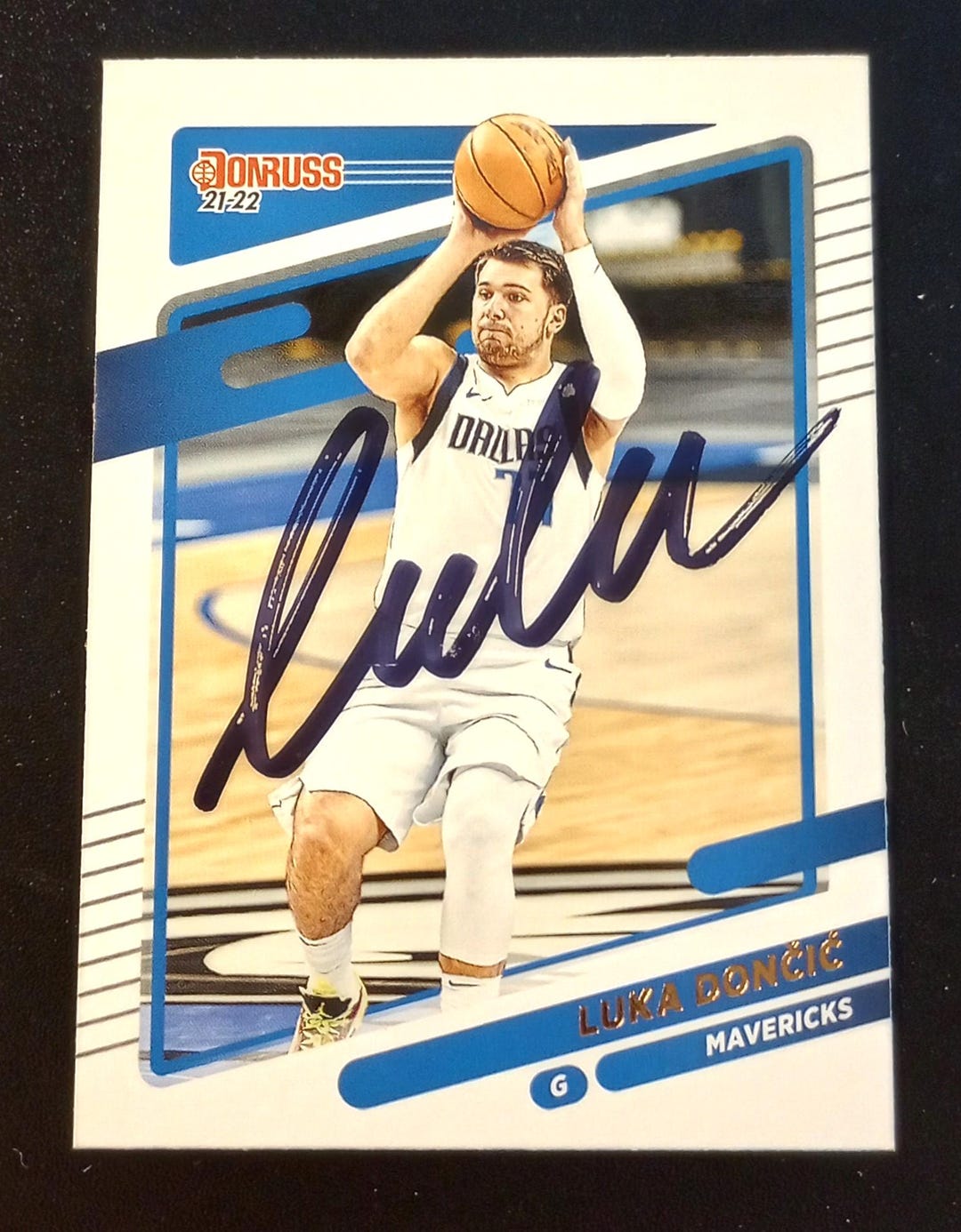 Luka Doncic Signed Autographed 2021 Panini Donruss NBA Basketball Card ...