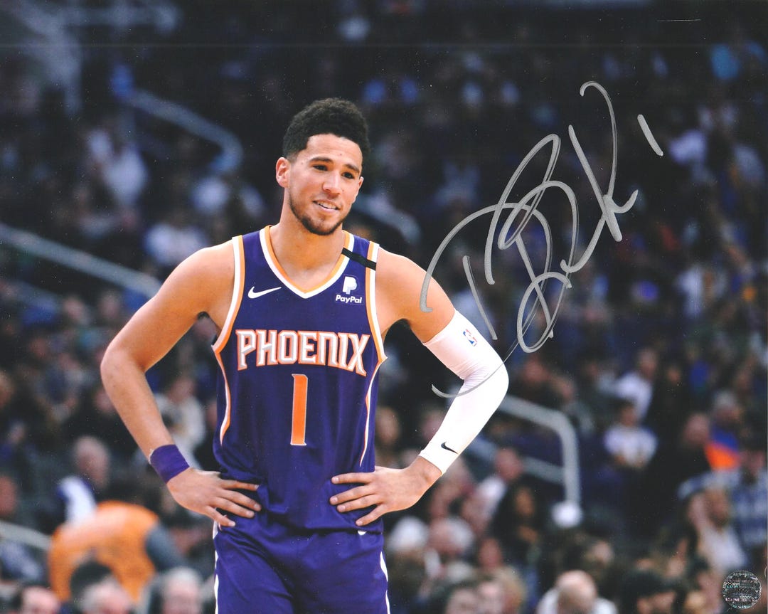 Devin Booker Signed Autographed Phoenix Suns 8x10 Photo Picture With ...