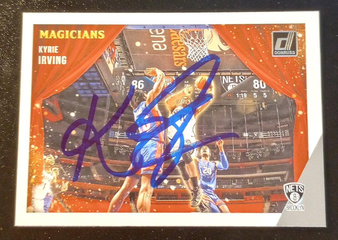 Kyrie Irving Autographed 2021 Panini Donruss NBA Card (COA) - Etsy