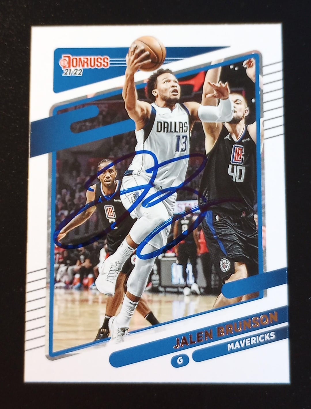 Jalen Brunson Signed Autographed 2021 Panini Donruss NBA Basketball ...
