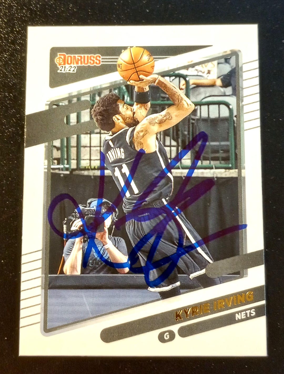 Kyrie Irving Autographed 2021 Panini Donruss NBA Basketball Card With ...