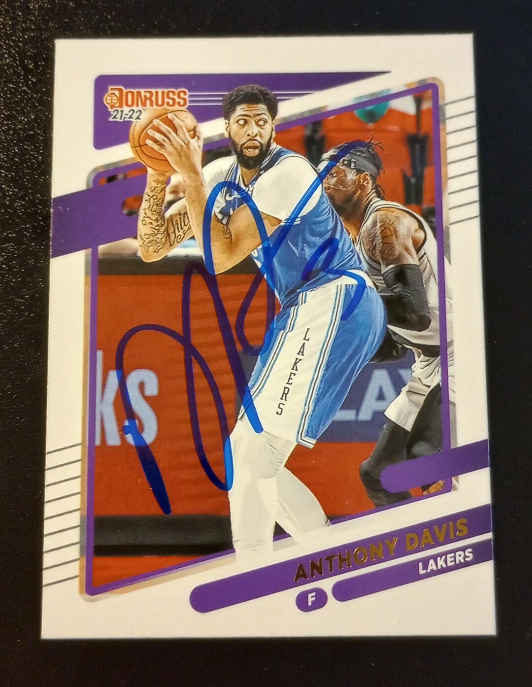 Anthony Davis Signed Autographed 2021 Panini Donruss Basketball Card ...