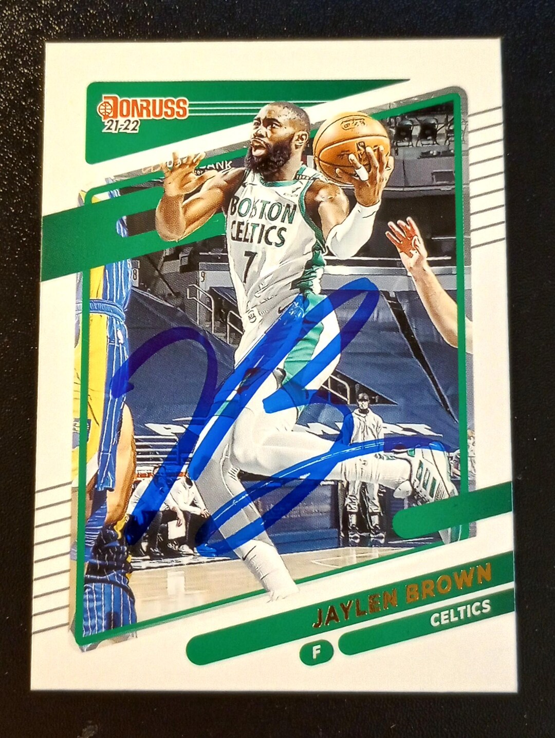 Jaylen Brown Signed Autographed 2021 Panini Donruss NBA Basketball Card ...