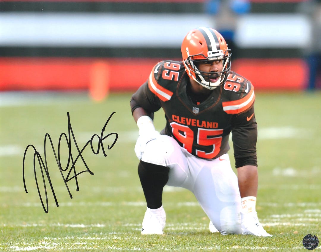 Myles Garrett Signed Autographed Cleveland Browns Glossy NFL 8x10 Photo ...