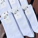Long Plain "basic White" Socks Set of 6, White Casual Socks, Natural ...
