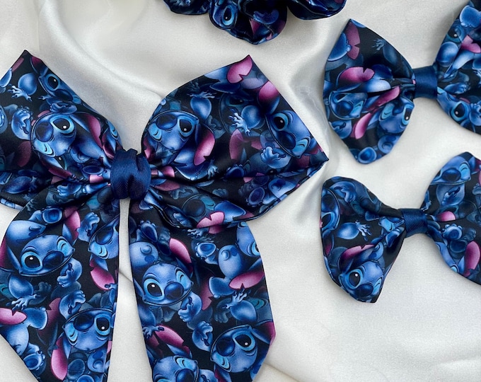 Disney Lilo and Stitch Headband, Stitch Hair Bow, Ohana Hair Clip ...