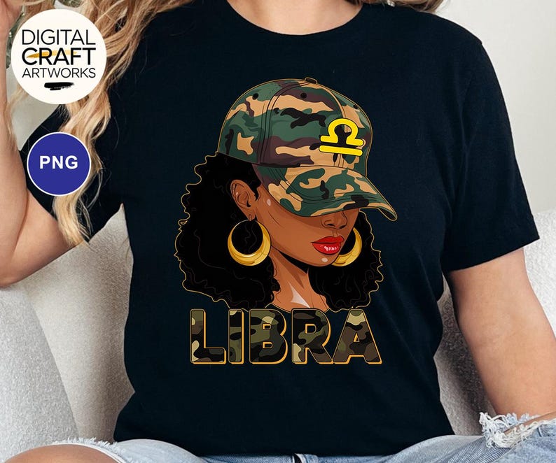 Libra Zodiac PNG, Black Woman Libra Clipart, Zodiac Sign Png, Horoscope Sign PNG, Camouflage ...