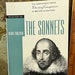 1997 Readings on William Shakespeare the Sonnets PB Vintage Book ...