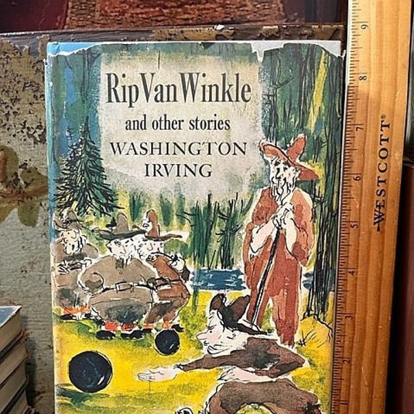 Rip Van Winkle Vintage Book - Etsy