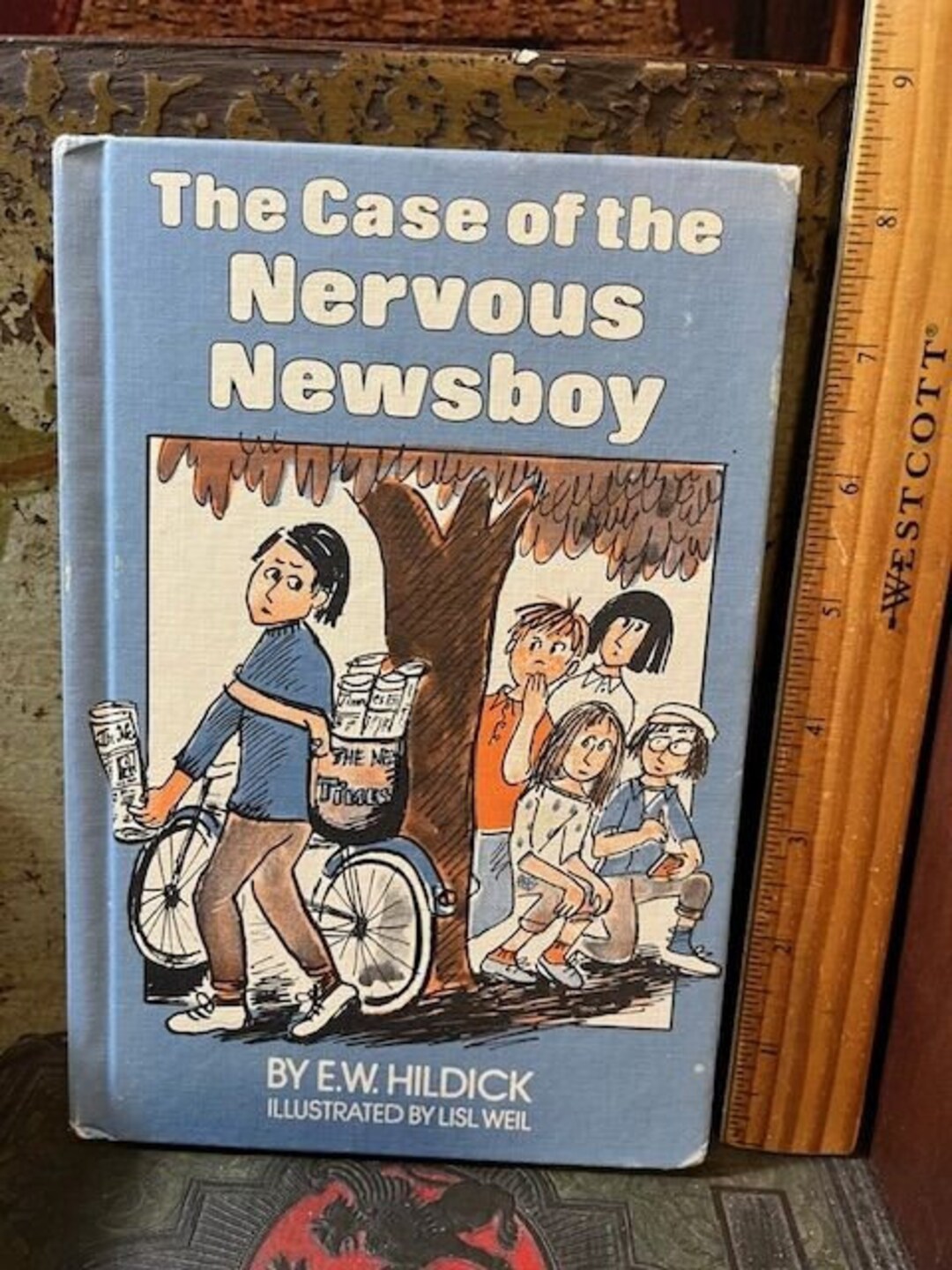 1976 the Case of the Nervous Newsboy Childrens Weekly Reader Book Hb by ...