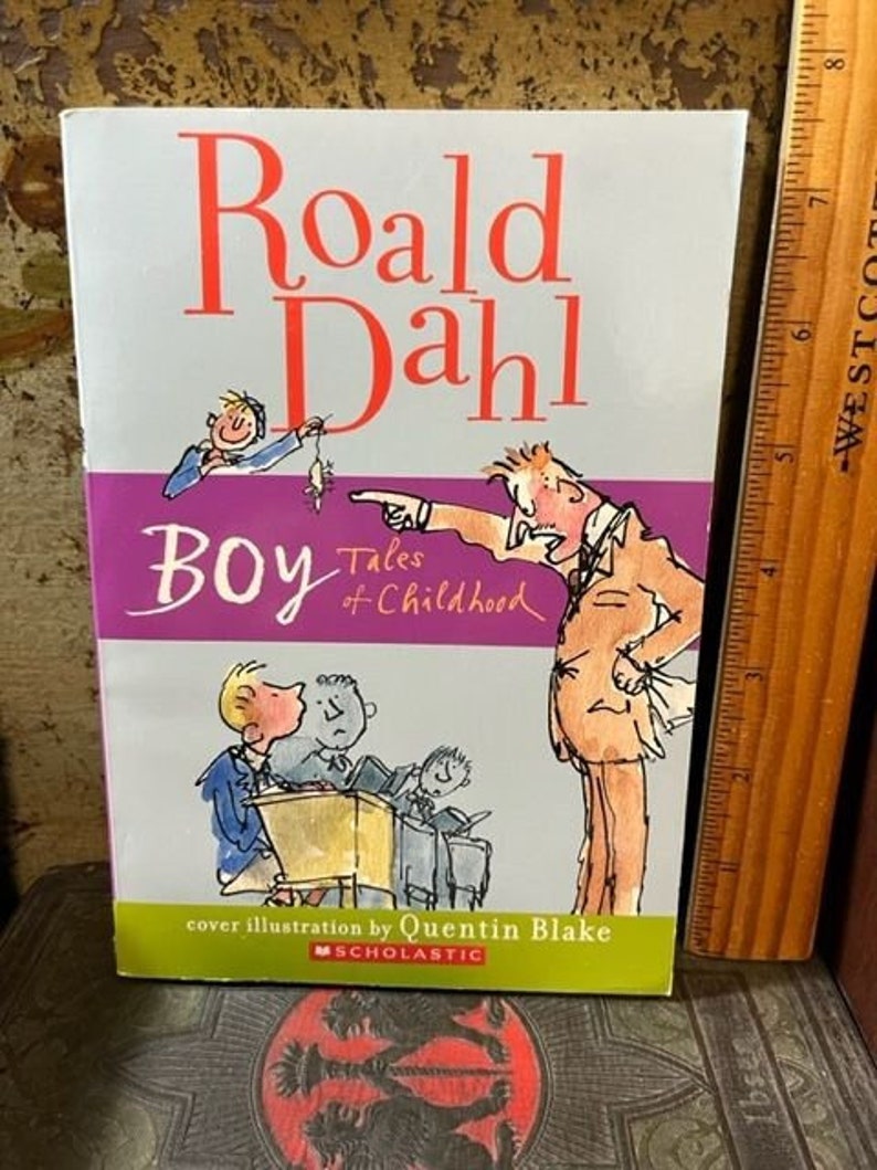 1998 Vintage Roald Dahl BOY Tales of Childhood PB Book - Etsy