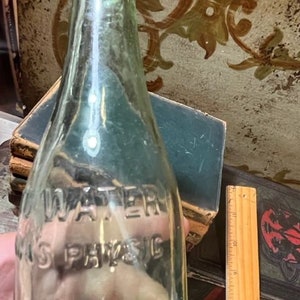 Pluto Water DEVIL Bottle Vintage Glass Bottle Decoration Antique - Etsy