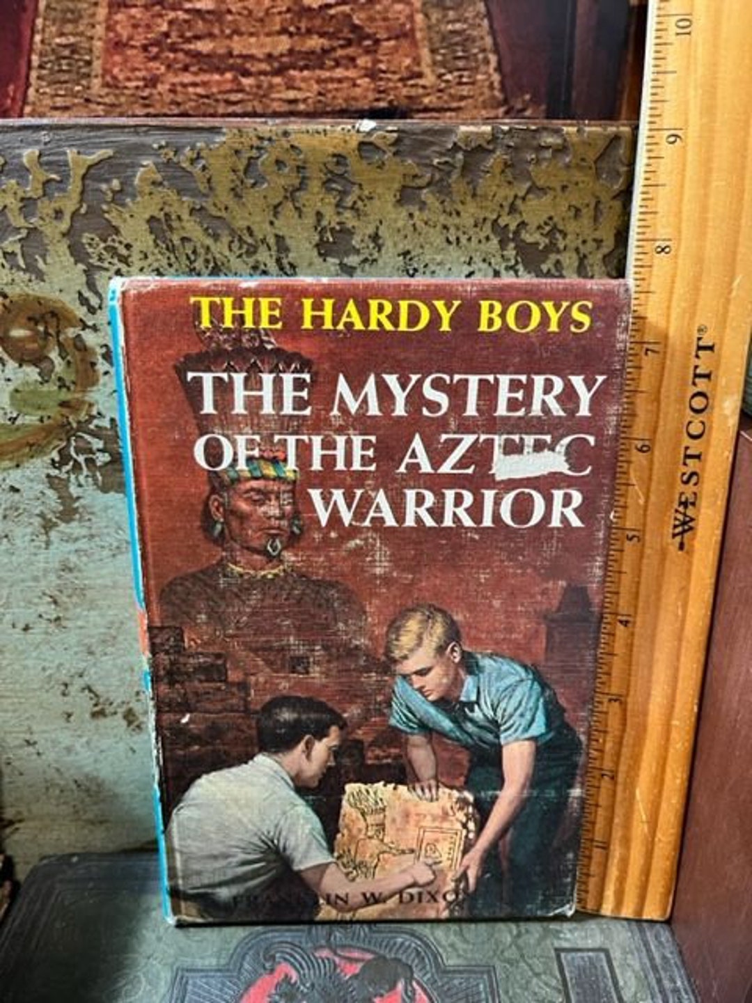 1964 Vintage the Mystery of the Aztec Warrior HB Book Franklin W. Dixon ...