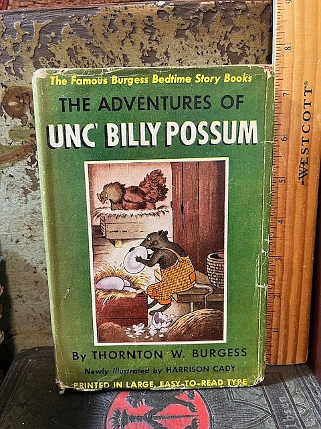 The Adventures of Unc’ Billy Possum by Thornton W. Burgess HB W/ DJ ...