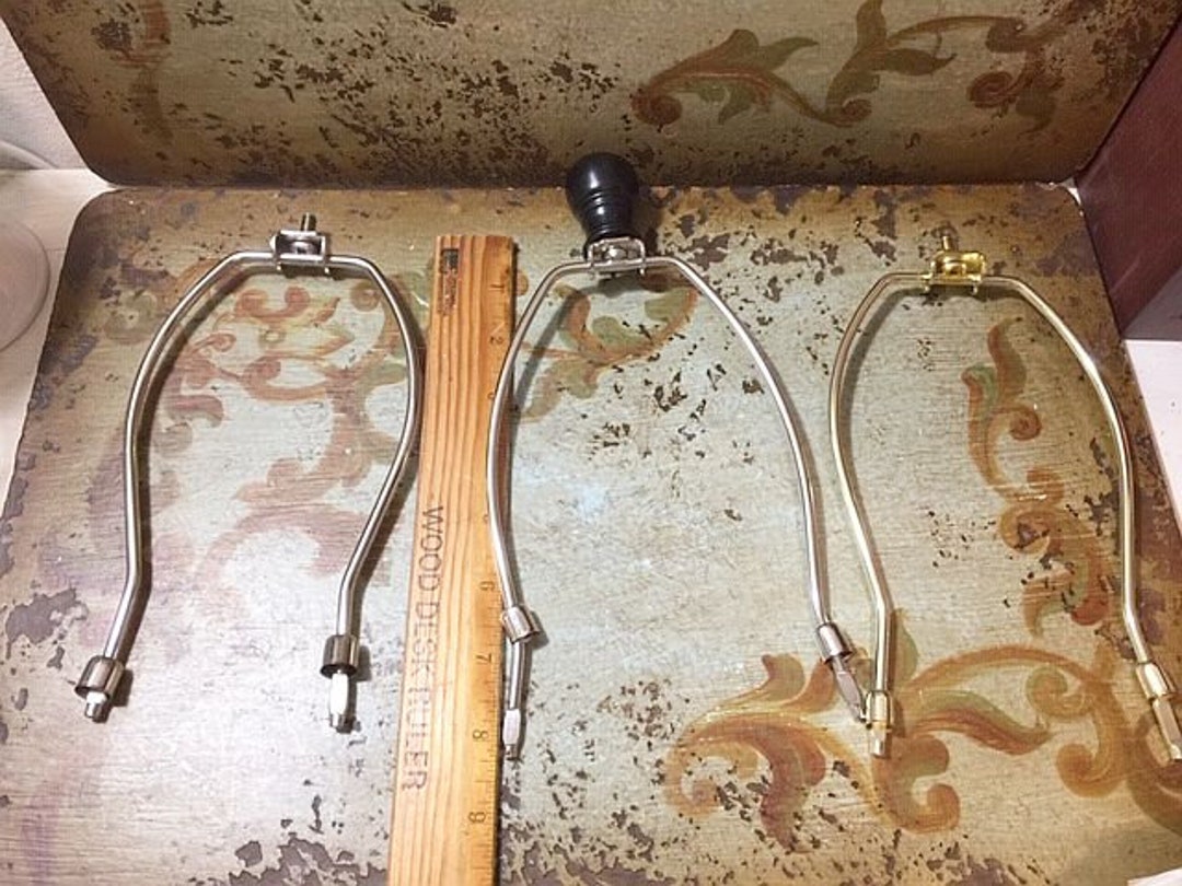 3 Metal Lamp Harps LOT for Small Size Lamps Lampshade Lampshades - Etsy