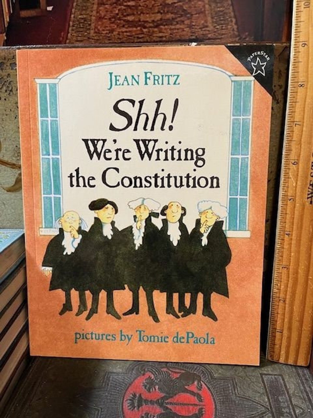 1987 Shh We're Writing the Constitution PB Book Jean Fritz Tomie ...