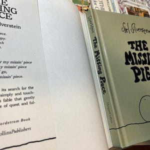 1976 the Missing Piece Shel Silverstein Childrens Book Hardback W/dj - Etsy