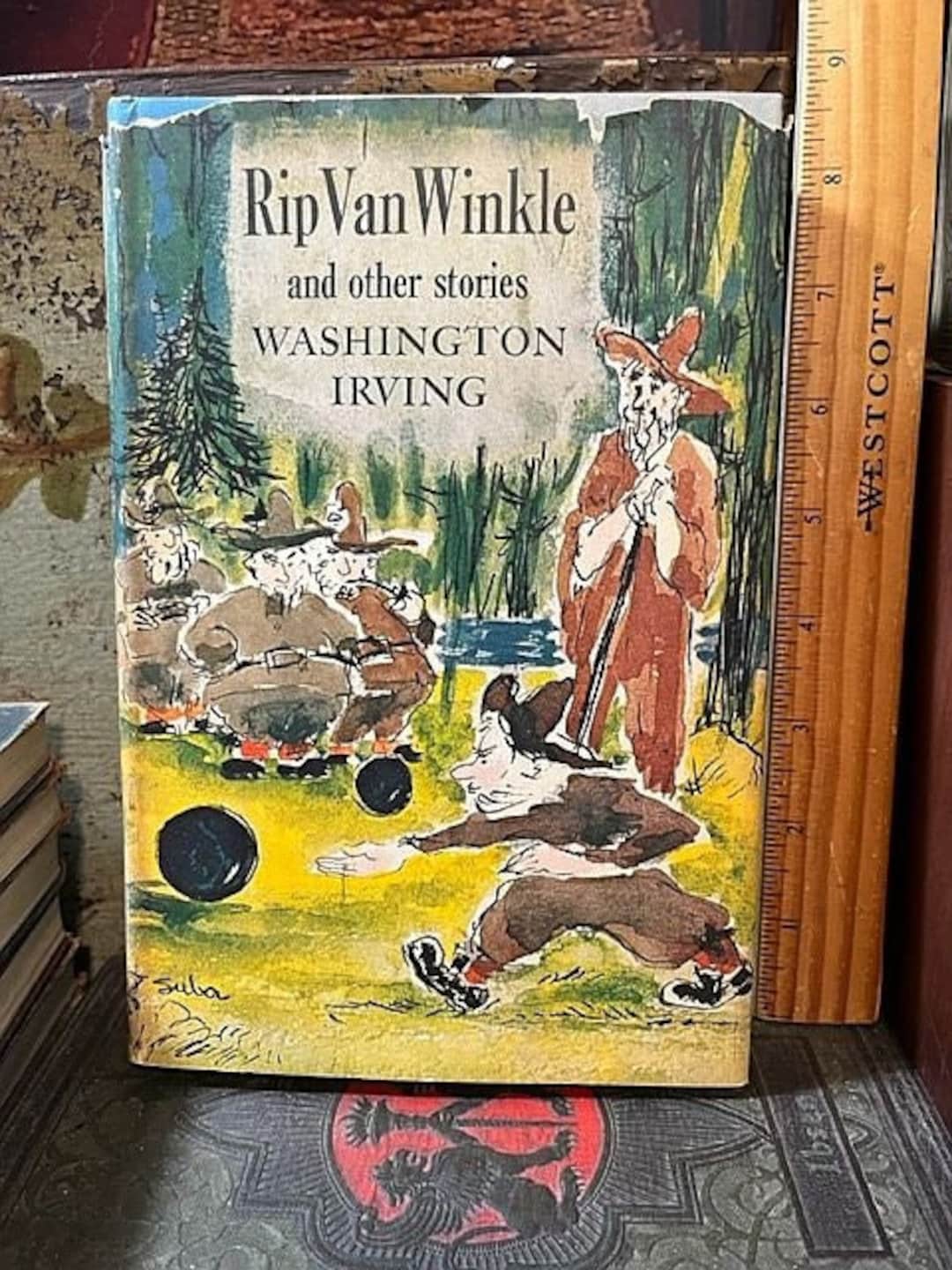1955 Vintage Rip Van Winkle and Other Stories HB W/dj Childrens Book ...