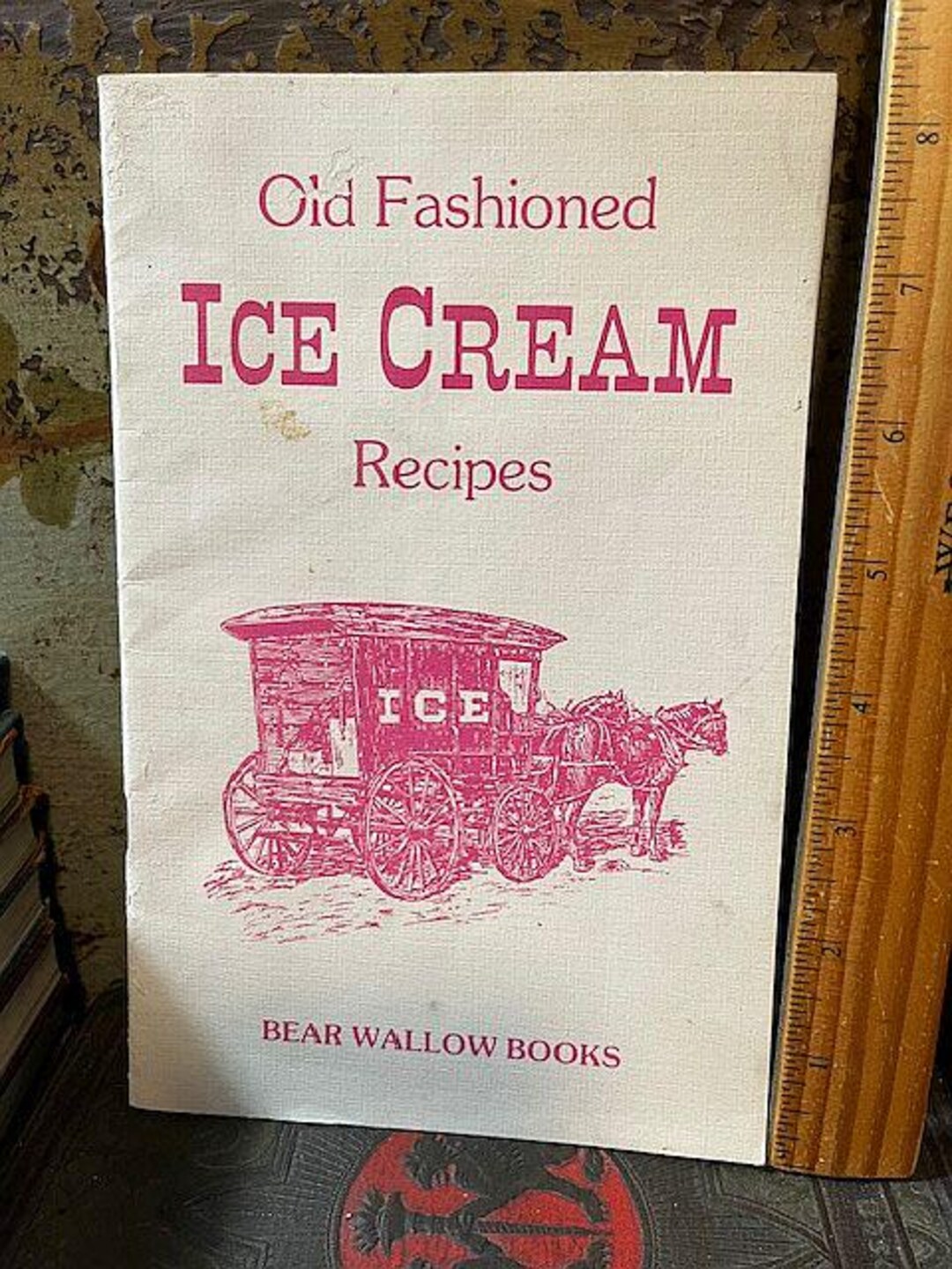 1989 Old Fashioned ICE CREAM Recipes Cookbook Vintage Cook Book Booklet ...