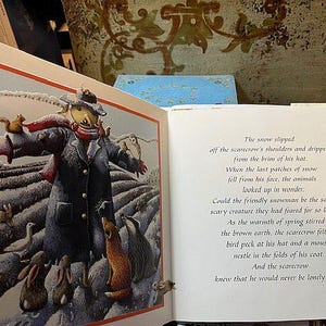 1999 the Lonely Scarecrow Vintage HB Childrens Book Tim Preston Maggie ...