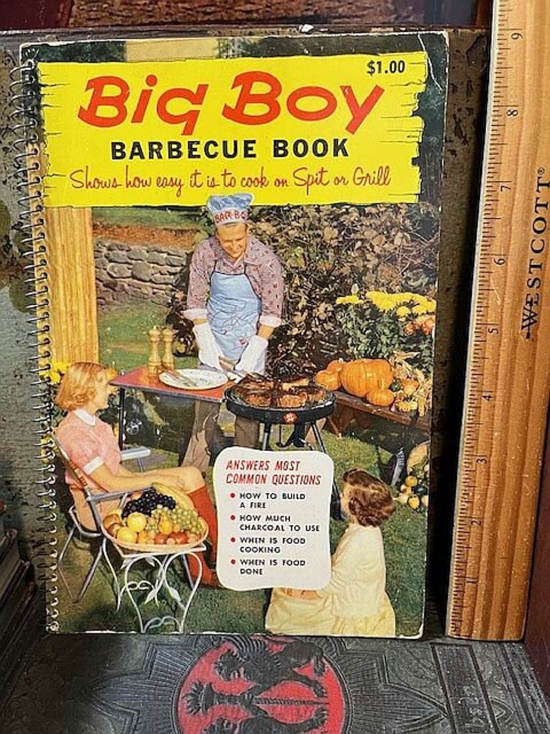 Vintage 1957 Big Boy Barbeque Book Cookbook Booklets Kitchen Recipes ...