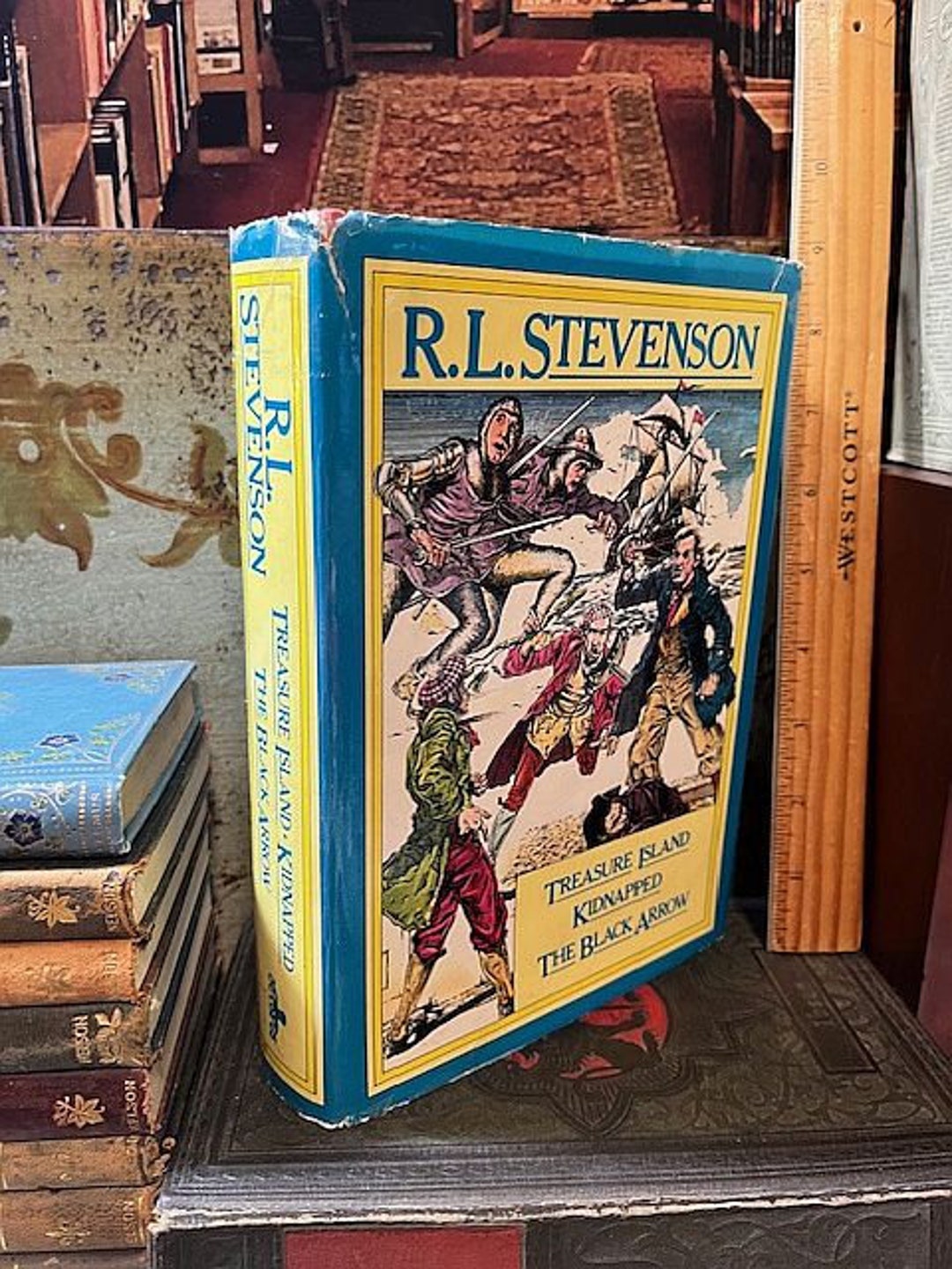 1978 TREASURE ISLAND Kidnapped the Black Arrow Classic Robert - Etsy