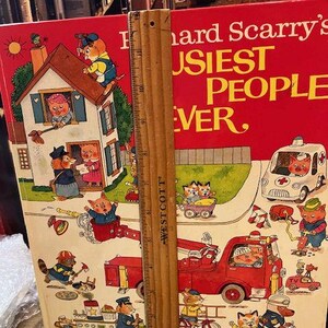 1976 Vintage Richard Scarry's Busiest People Ever Childrens HB Book ...