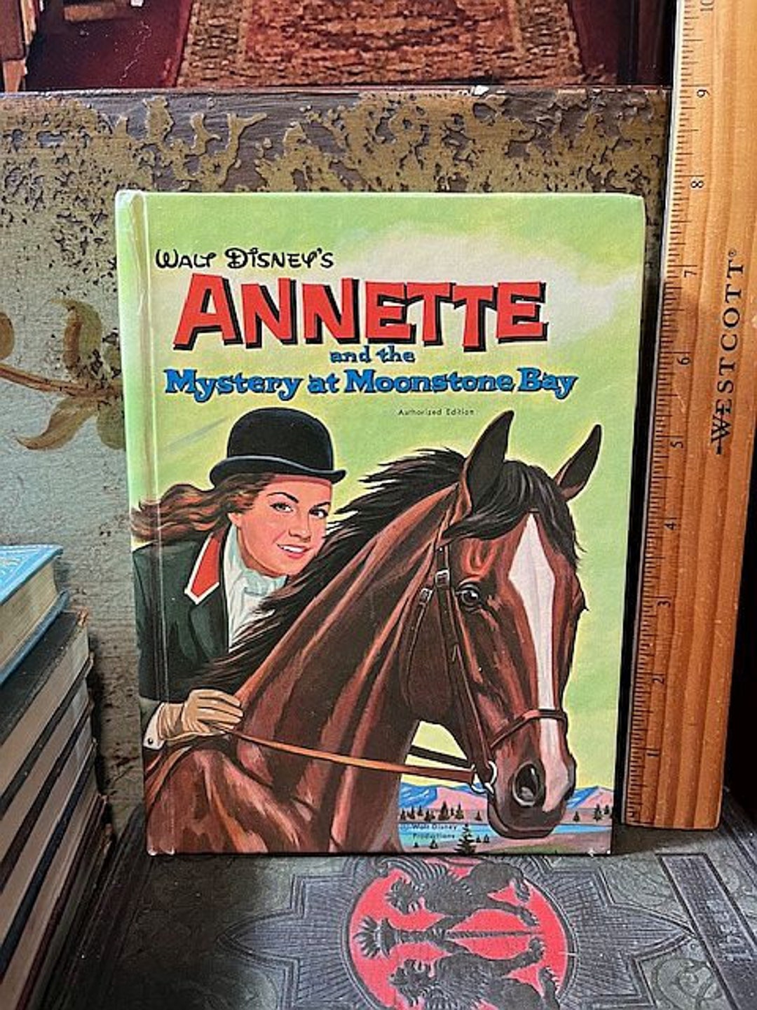 Vintage 1962 Walt Disney's Annette and the Mystery of Moonstone Bay HB ...