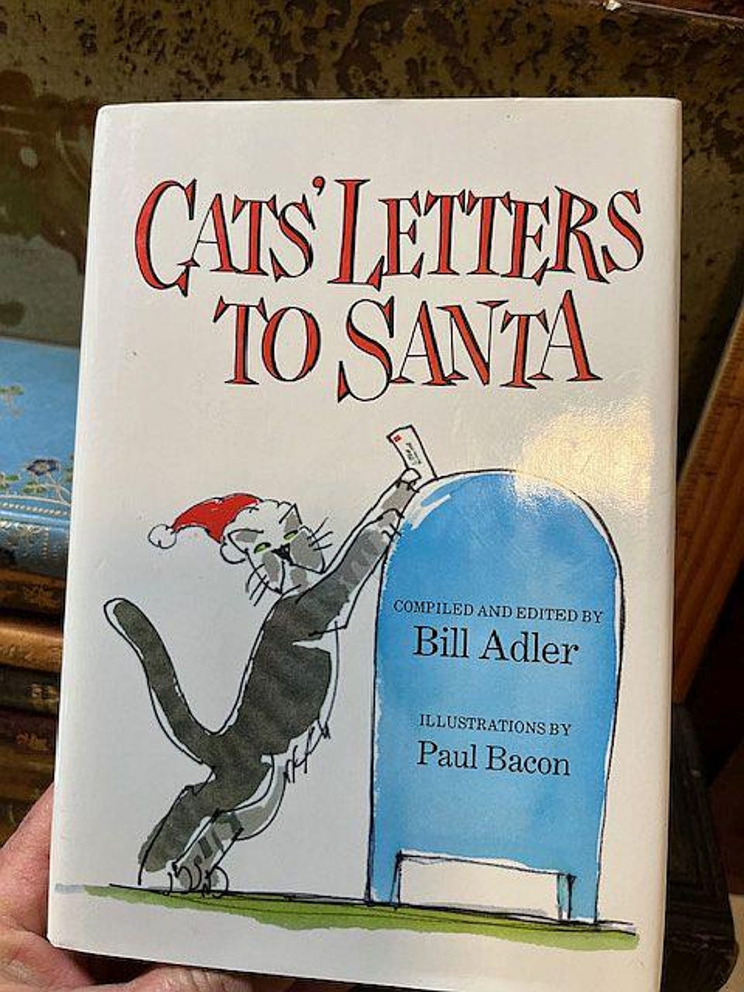 1995 Cat's Letters to Santa HB W/dj Book Bill Adler Paul Bacon Super ...
