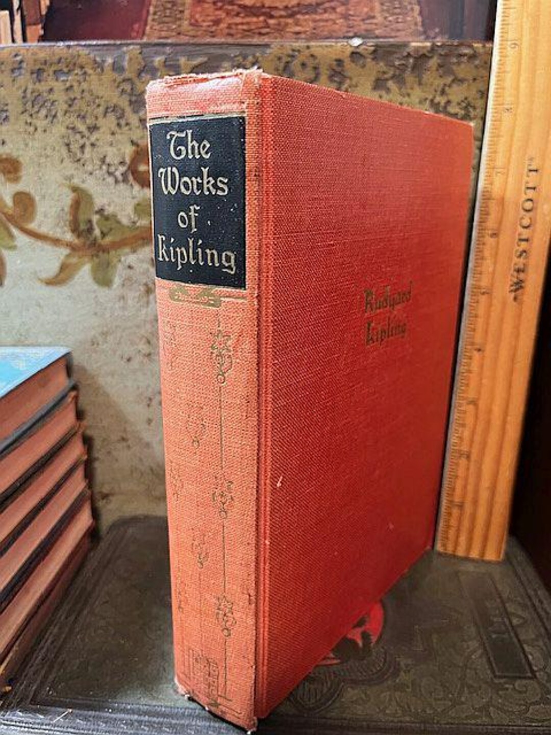 Vintage the Works of Rudyard Kipling Hb Book Red Book Blacks Reader ...